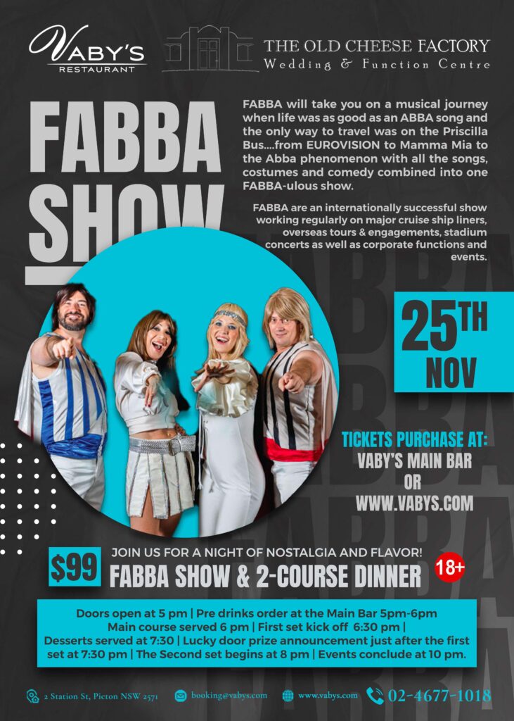 Events - Vabys Restaurant